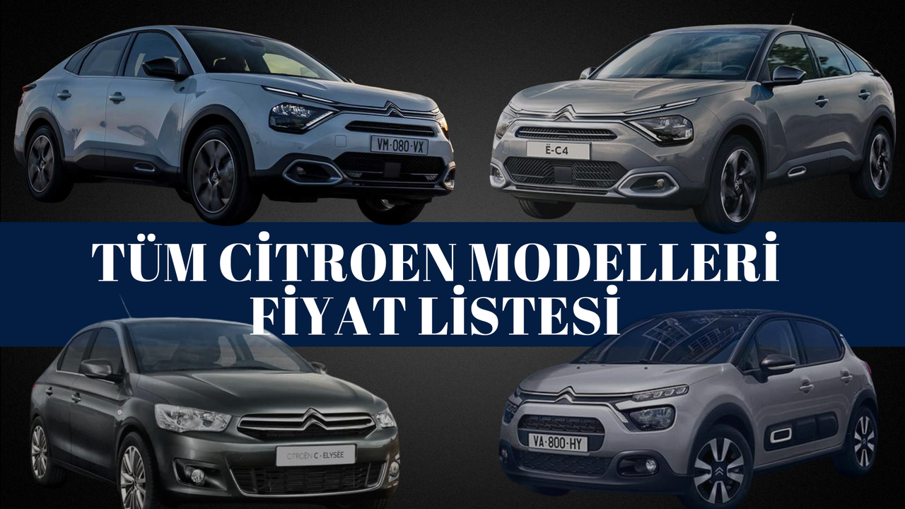 Citroen Fiyat Listesi 2024 | Citroen C3, C4, C5, Aircross, Ami ve C ...