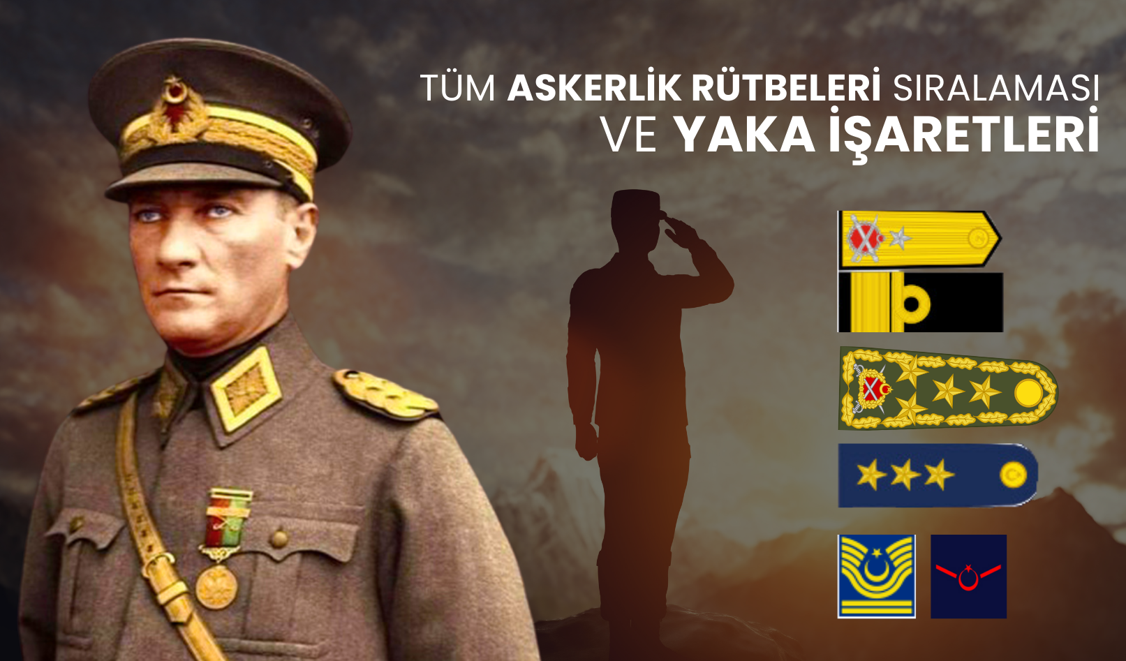 Orgeneral, Mareşal, Yarbay Nedir? İşte Tüm askerlik rütbeleri ...